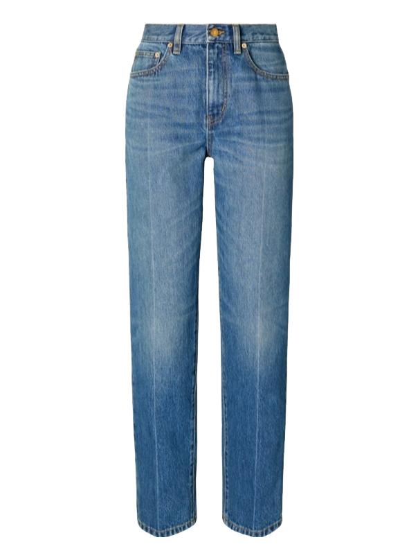 TORY BURCH Tory Burch Slim Jeans with Zippered Placket
